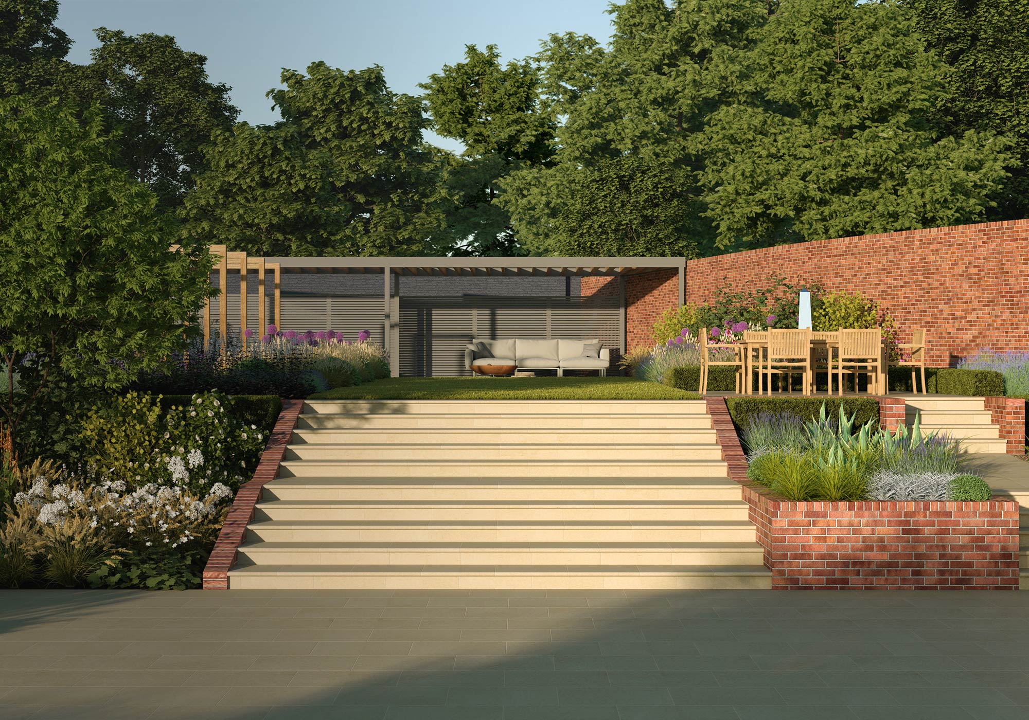 Process - A landscape scheme may take several routes but the steps are ...